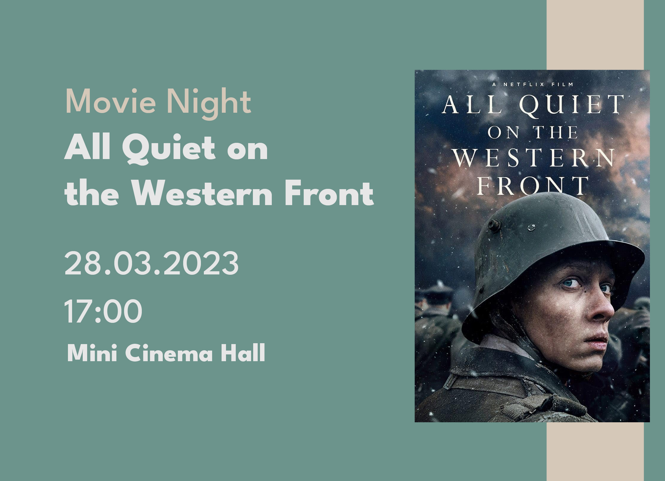 Movie Night- All Quiet on the Western Front | CIU