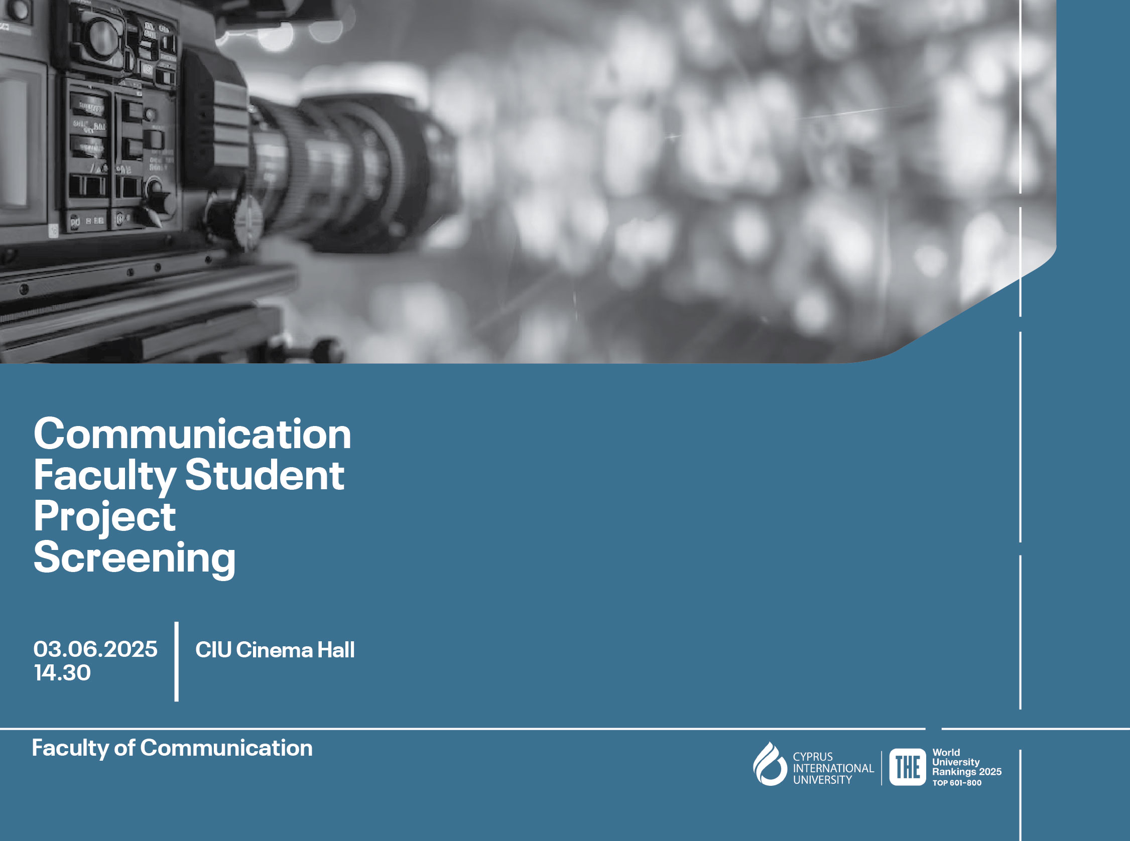 Communication Faculty Student Project Screening | CIU